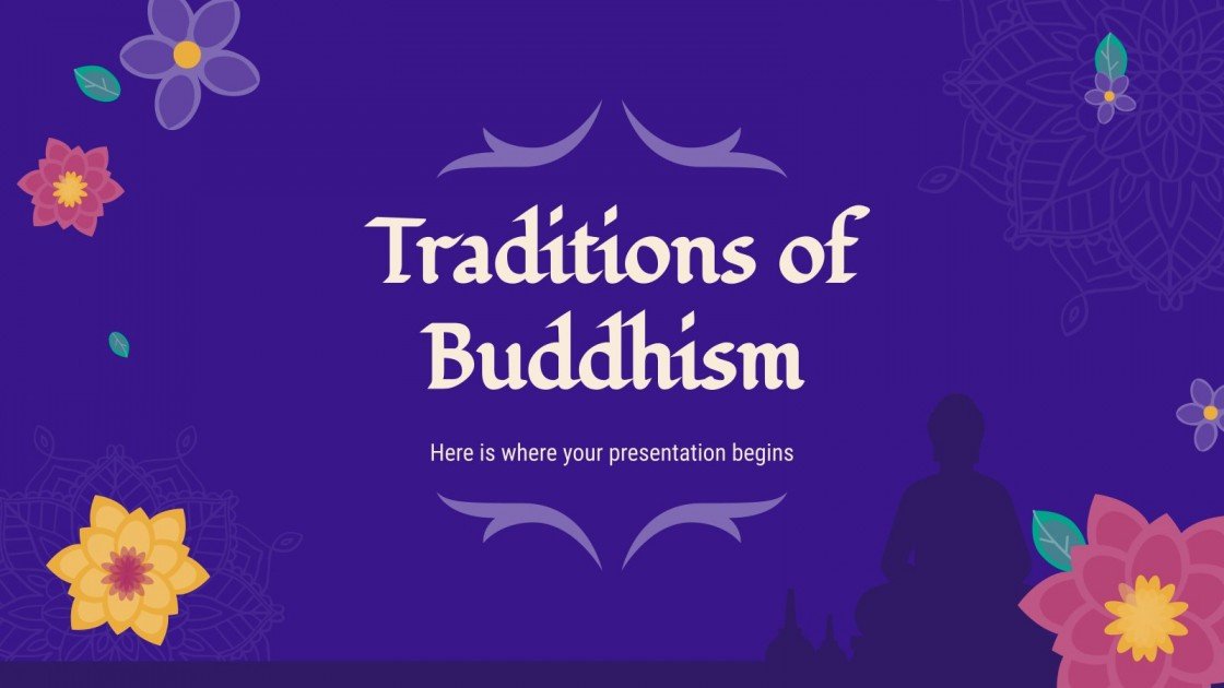 Free Google Slides & PPT templates about Buddhism