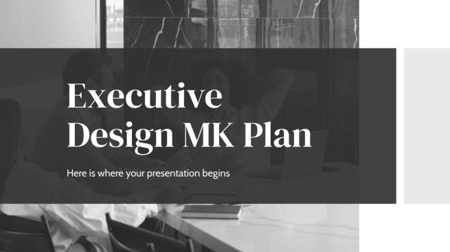 Executive Design MK Plan | Google Slides & PowerPoint