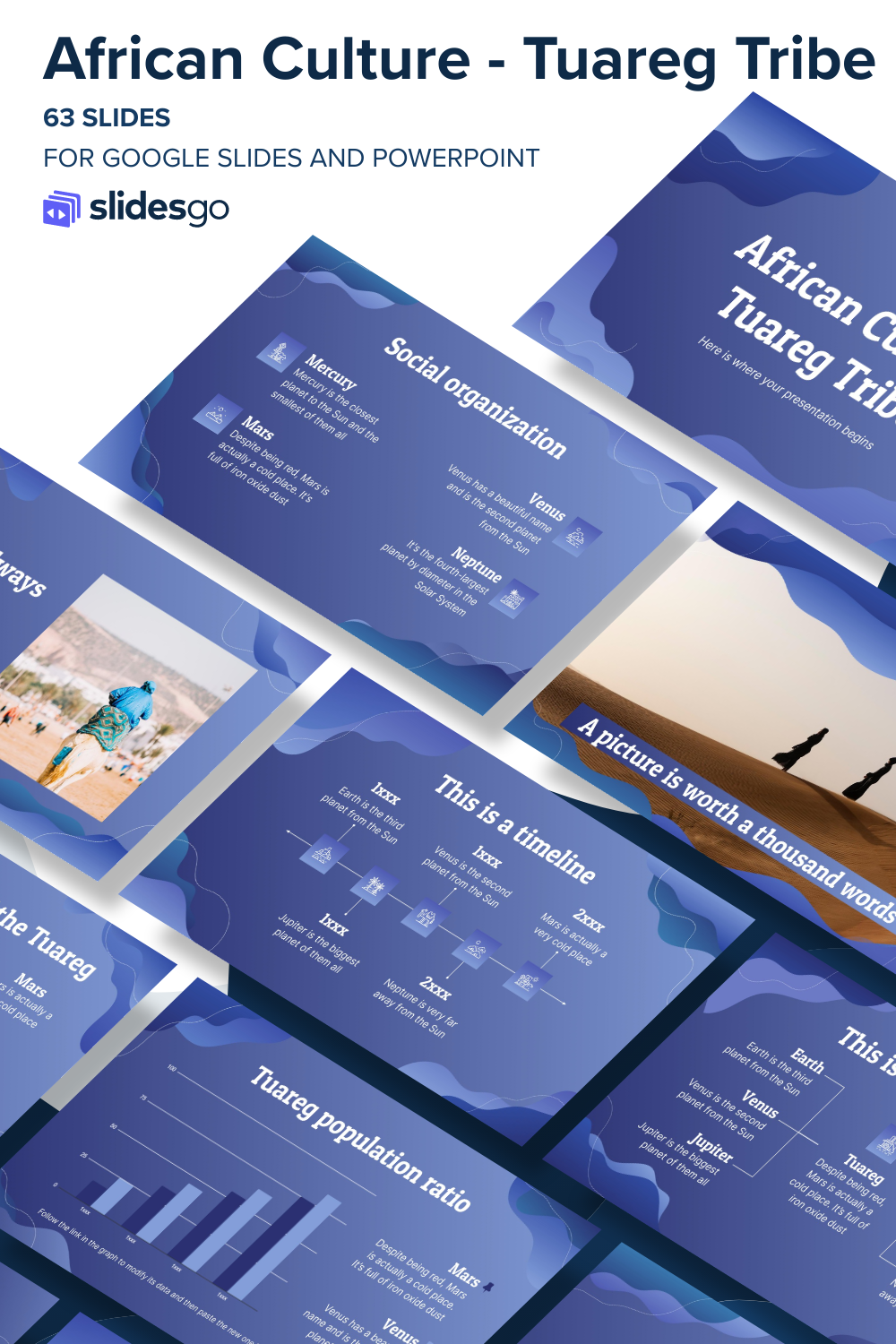 African Culture - Tuareg Tribe | Google Slides & PowerPoint