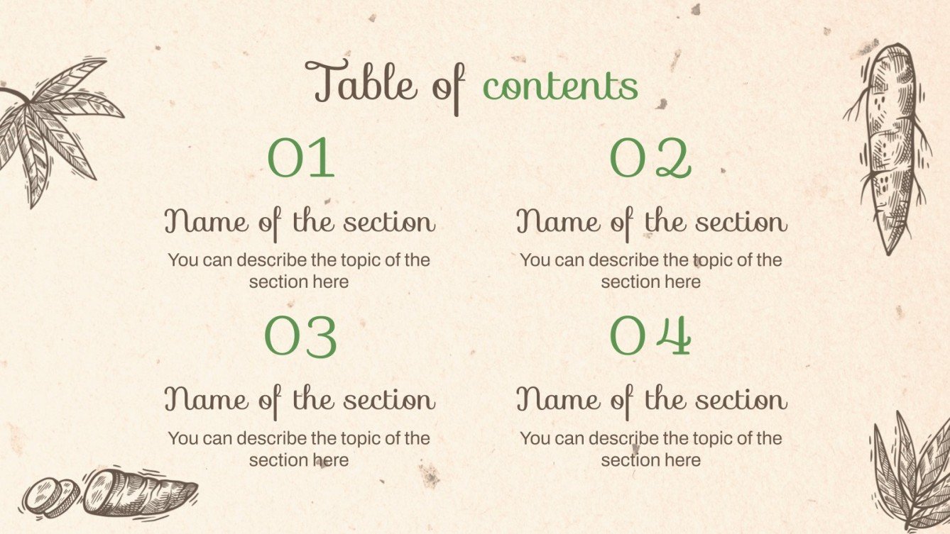 All About Cassava | Google Slides & PPT