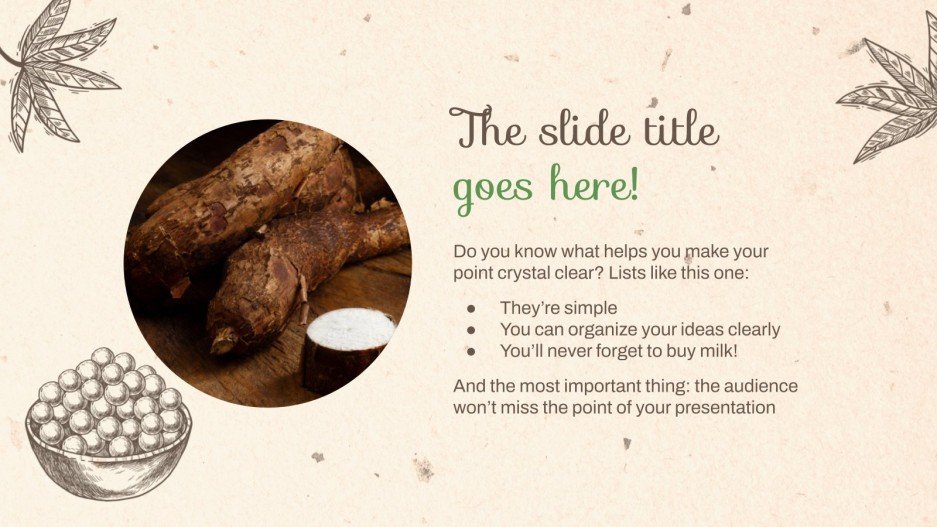 All About Cassava | Google Slides & PPT