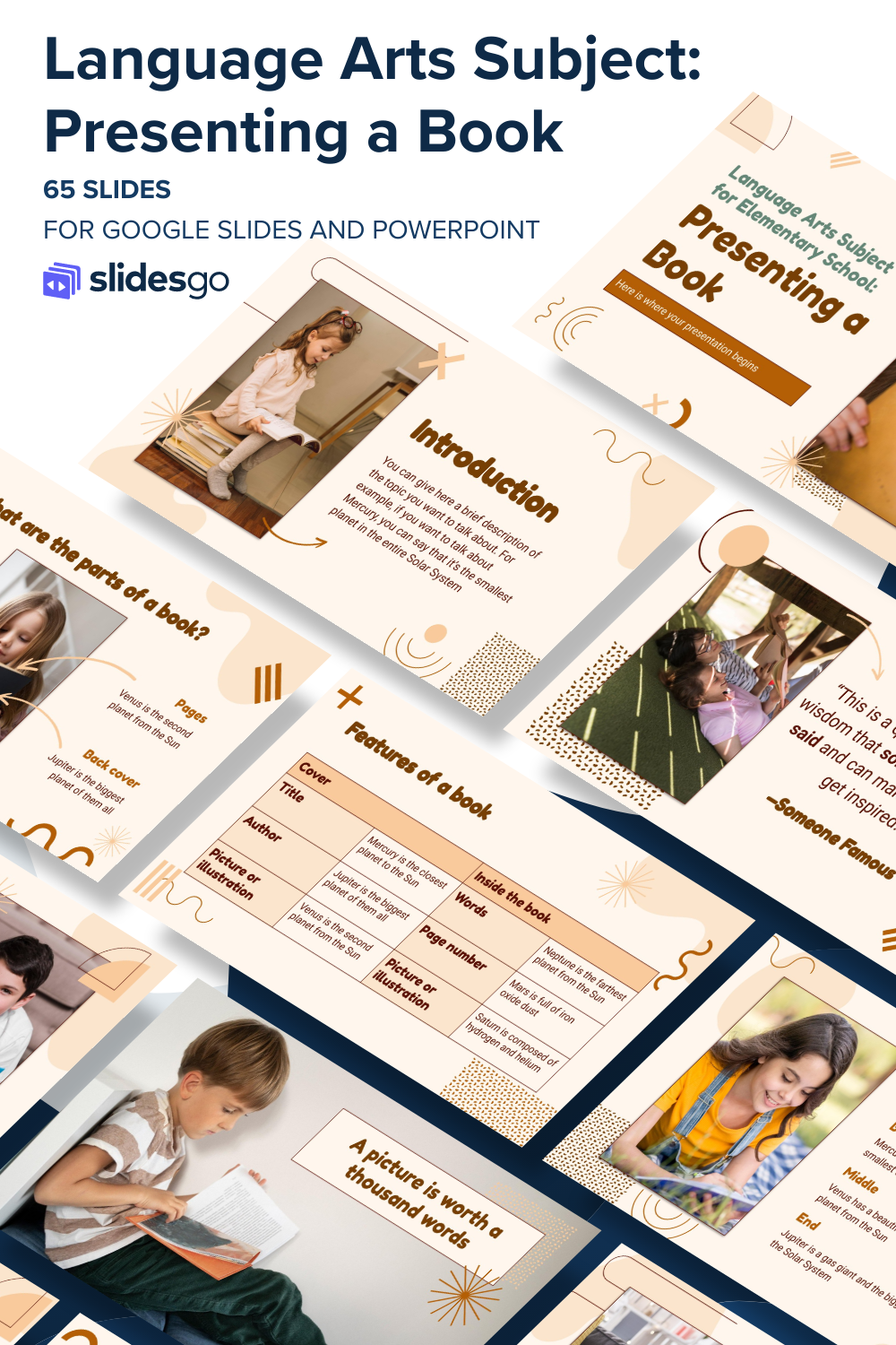 Language Arts for Elementary School: Presenting a Book