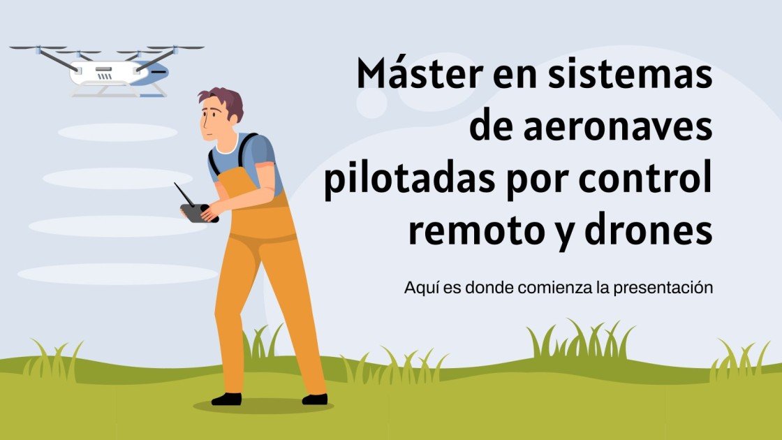 Master's Degree in Remotely Piloted Aircraft System (RPAS)
