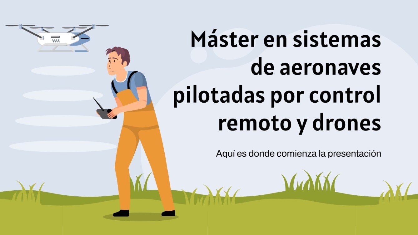 Master's Degree in Remotely Piloted Aircraft System (RPAS)