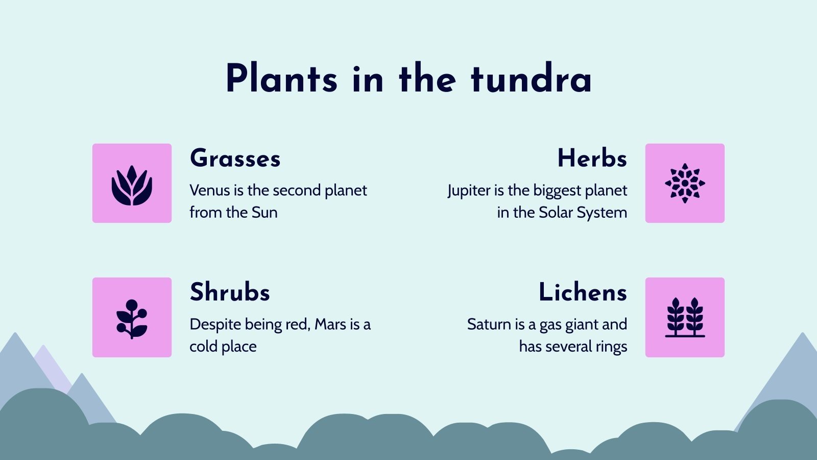 Biología para Secundaria - Biomas de la Tierra: tundra