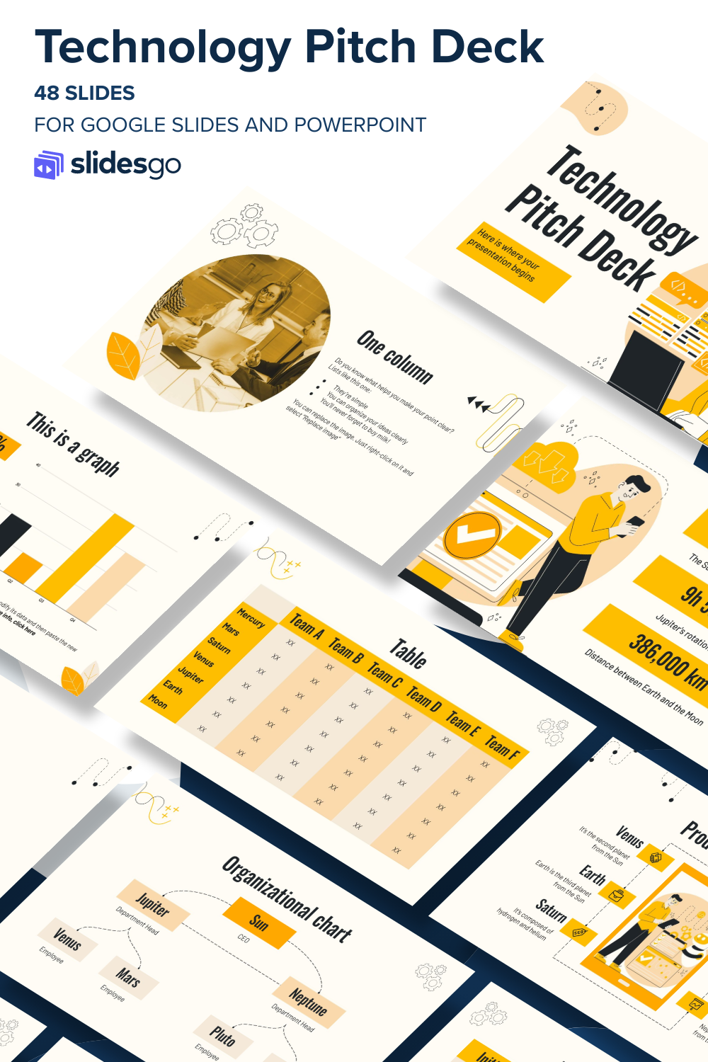 Technology Pitch Deck | Google Slides & PowerPoint