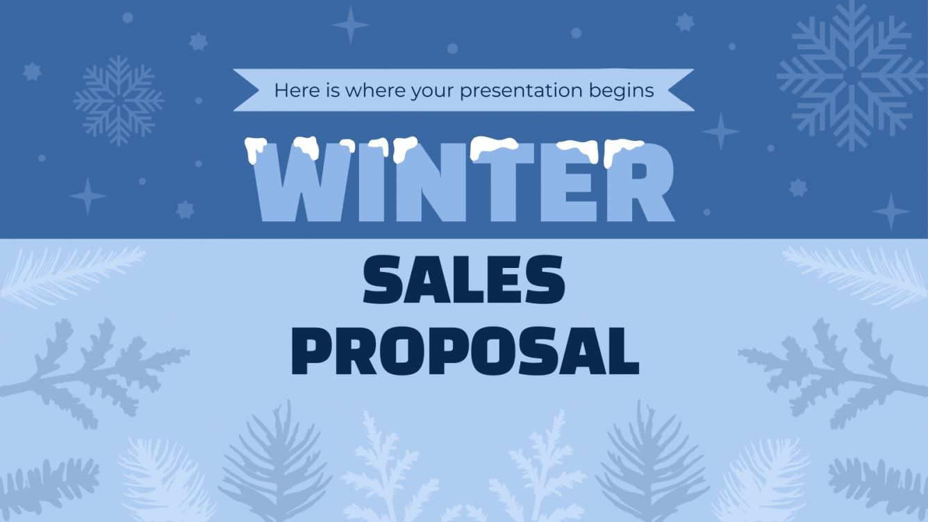Winter Sales Proposal Google Slides & PPT template