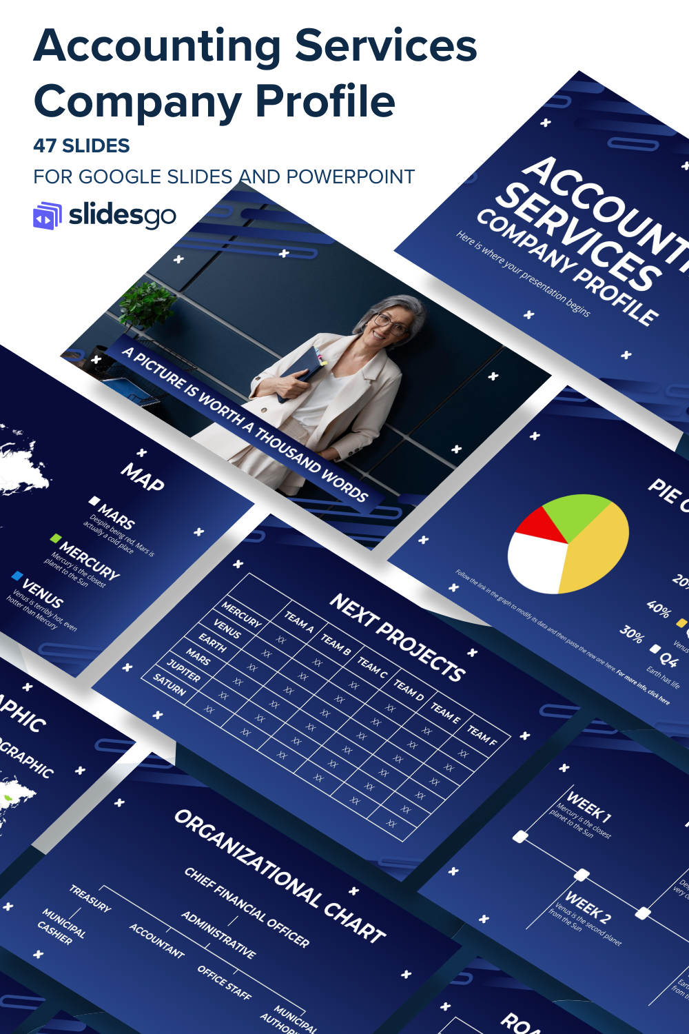 Accounting Services Company Profile | Google Slides
