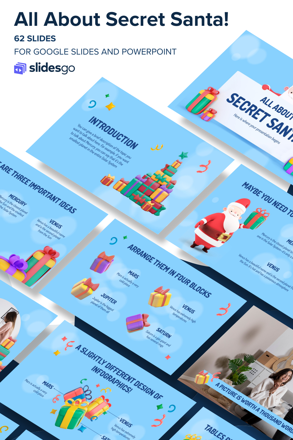 All About Secret Santa! | Google Slides & PowerPoint