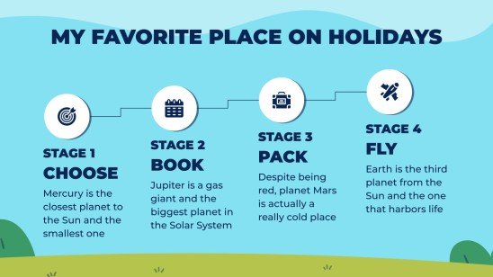 My Favorite Place on Holidays Infographics