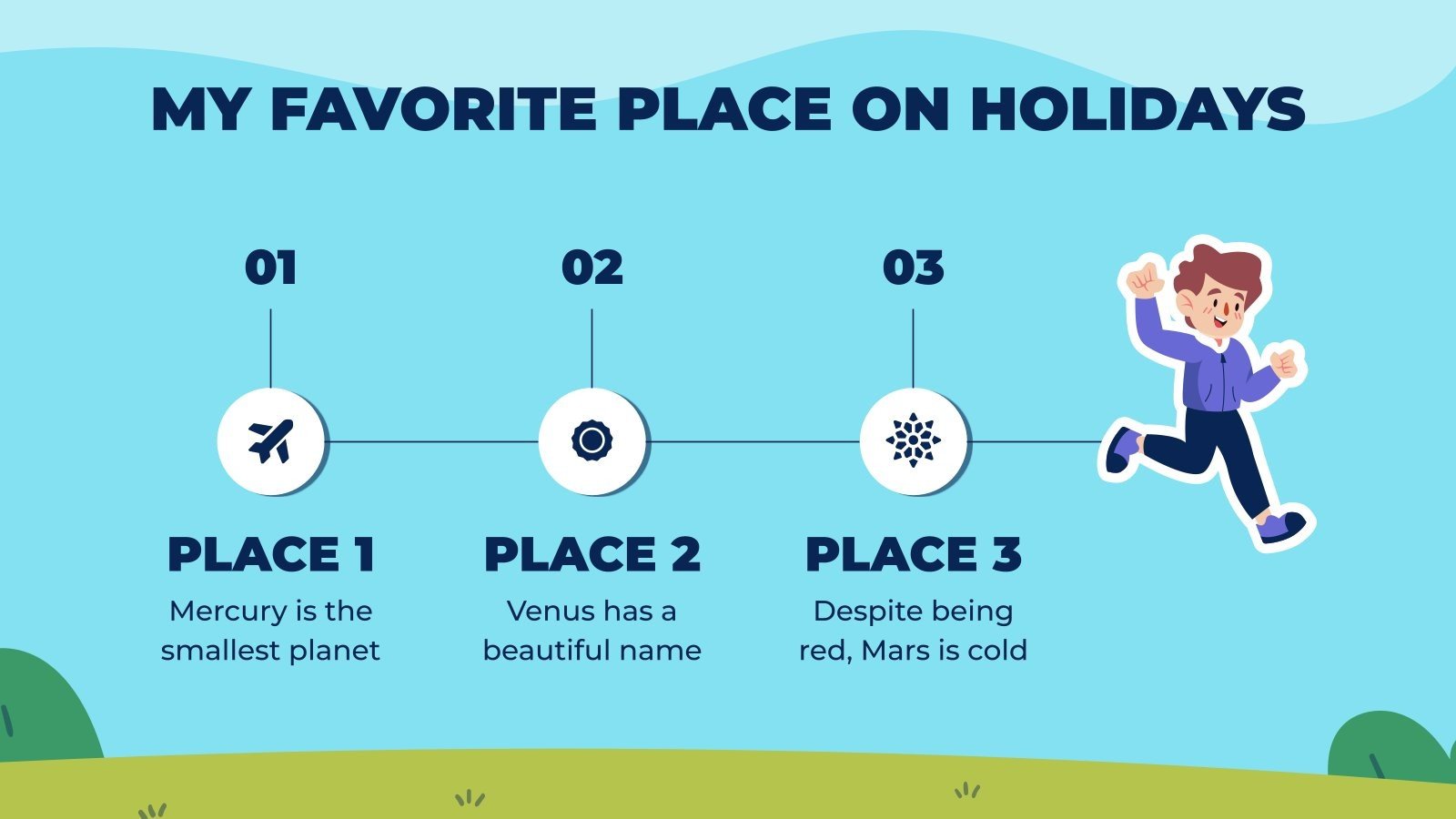 My Favorite Place on Holidays Infographics