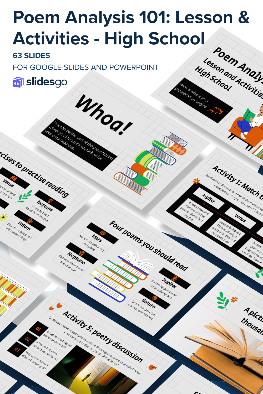 Poem Analysis 101 - Lesson and Activities for High School