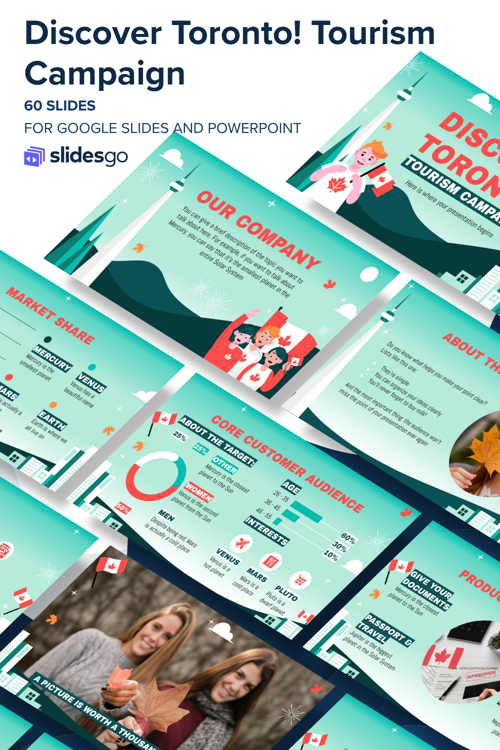 Discover Toronto! Tourism Campaign | Google Slides et PPT