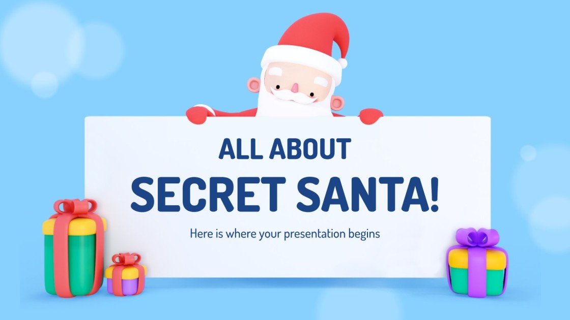 All About Secret Santa! | Google Slides & PowerPoint