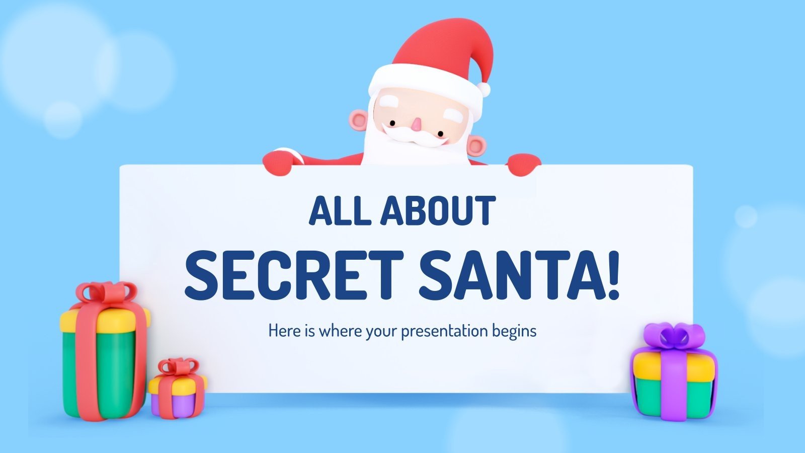 All About Secret Santa! | Google Slides & PowerPoint