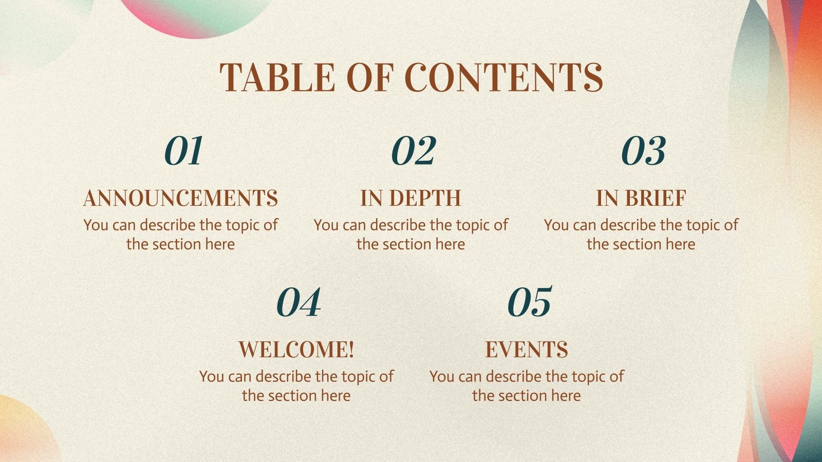 Event Invitation Newsletter | Google Slides & PowerPoint