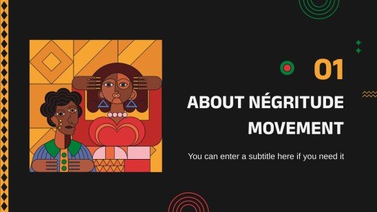 Négritude Movement | Google Slides & PowerPoint template