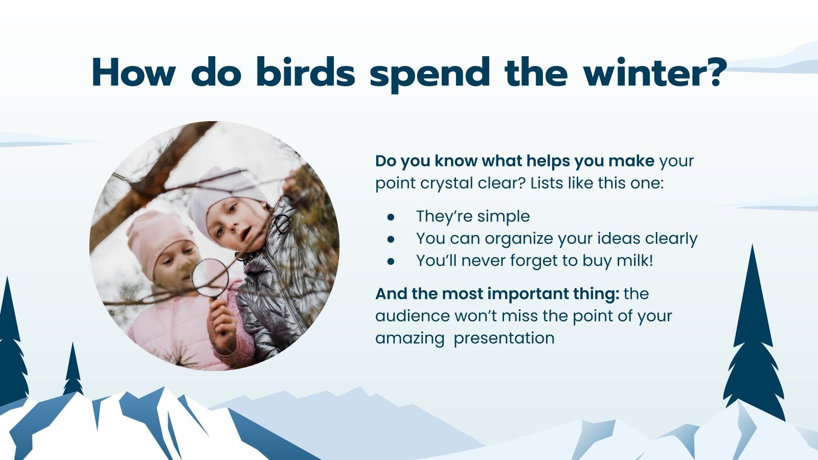 Science for Elementary: Winter Forest | Google Slides & PPT