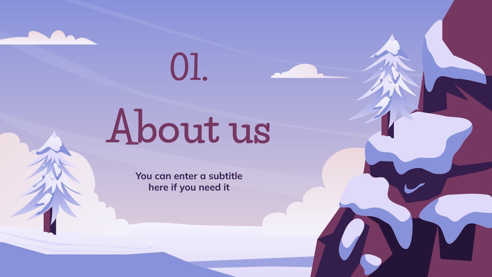 Winter Wonderland Theme MK Plan | Google Slides & PPT