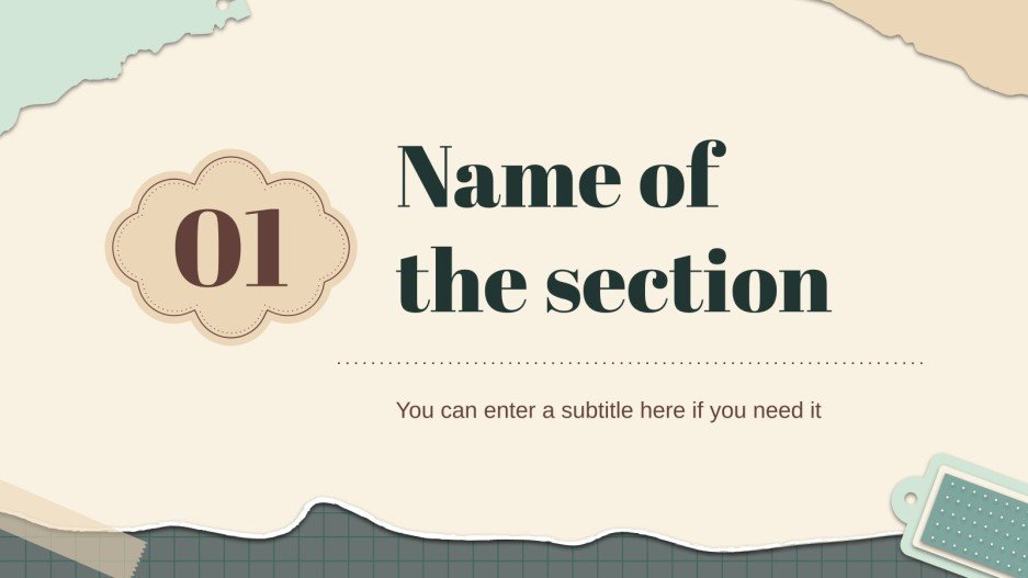 Vintage Scrap Paper Theme | Google Slides & PowerPoint