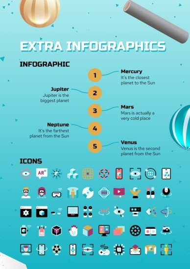 3D Objects CV | Google Slides & PowerPoint