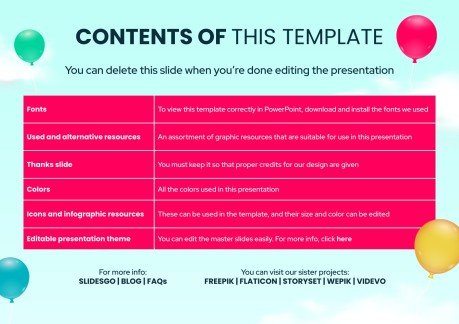 Brochure couleurs vives | Google Slides et PowerPoint