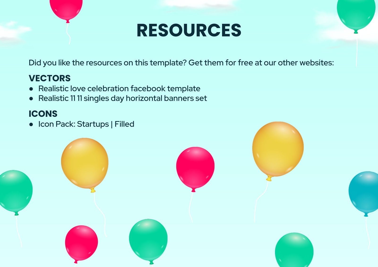 Brochure couleurs vives | Google Slides et PowerPoint