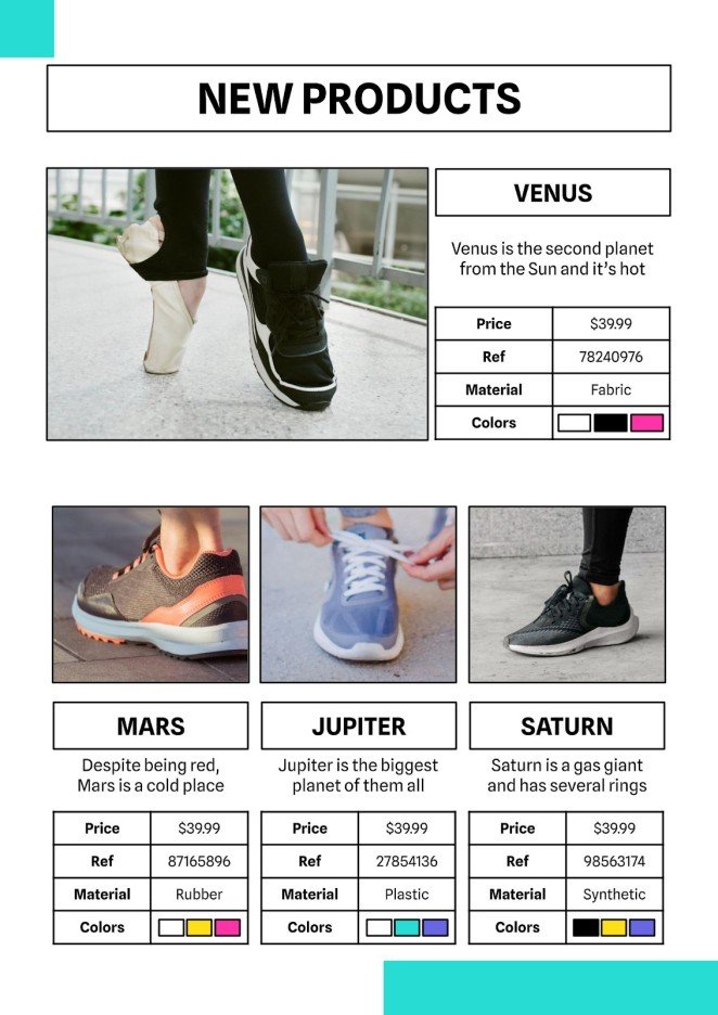 Sneakers Catalog | Google Slides & PowerPoint template
