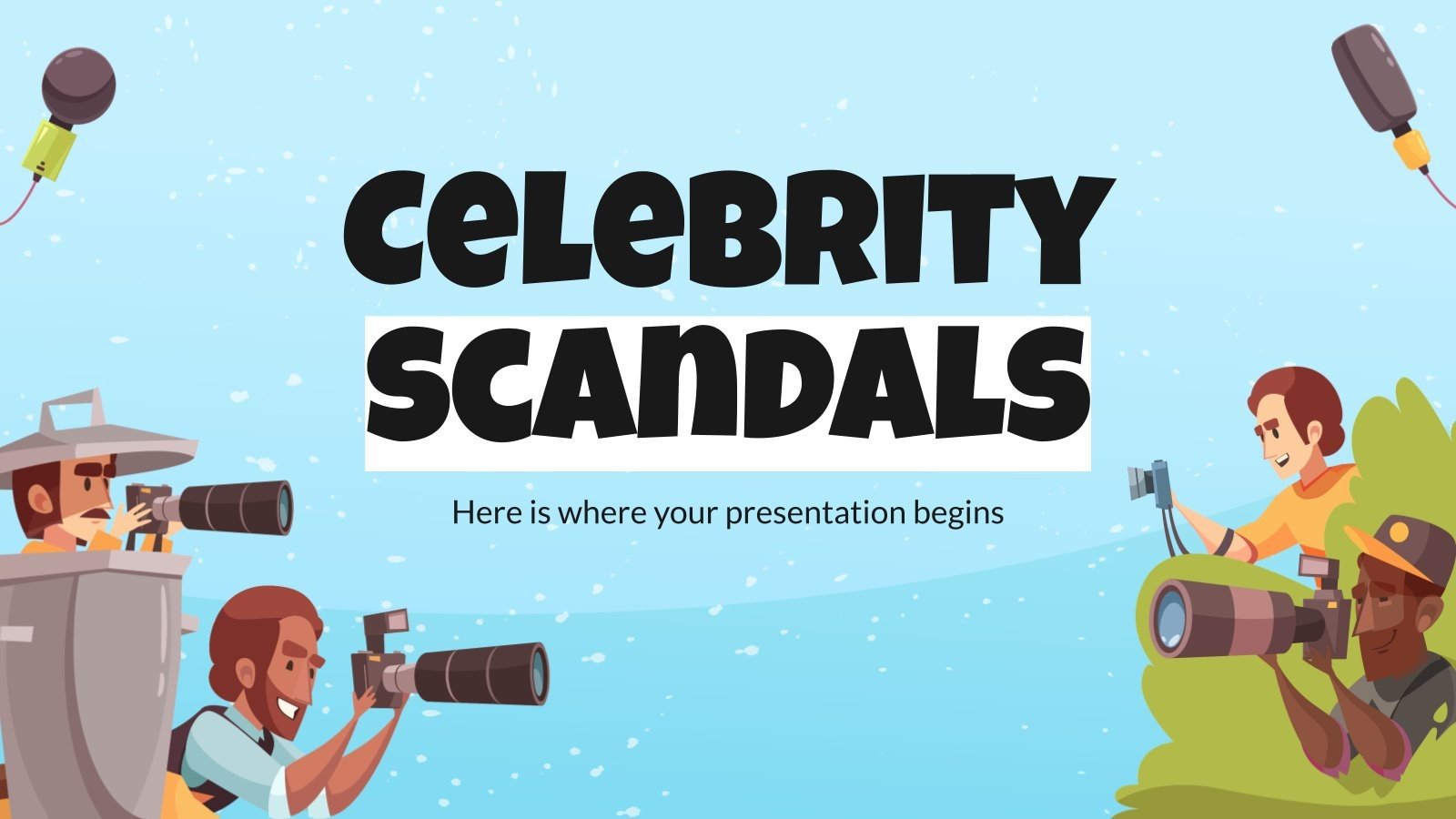 Celebrity Scandals | Google Slides & PowerPoint template