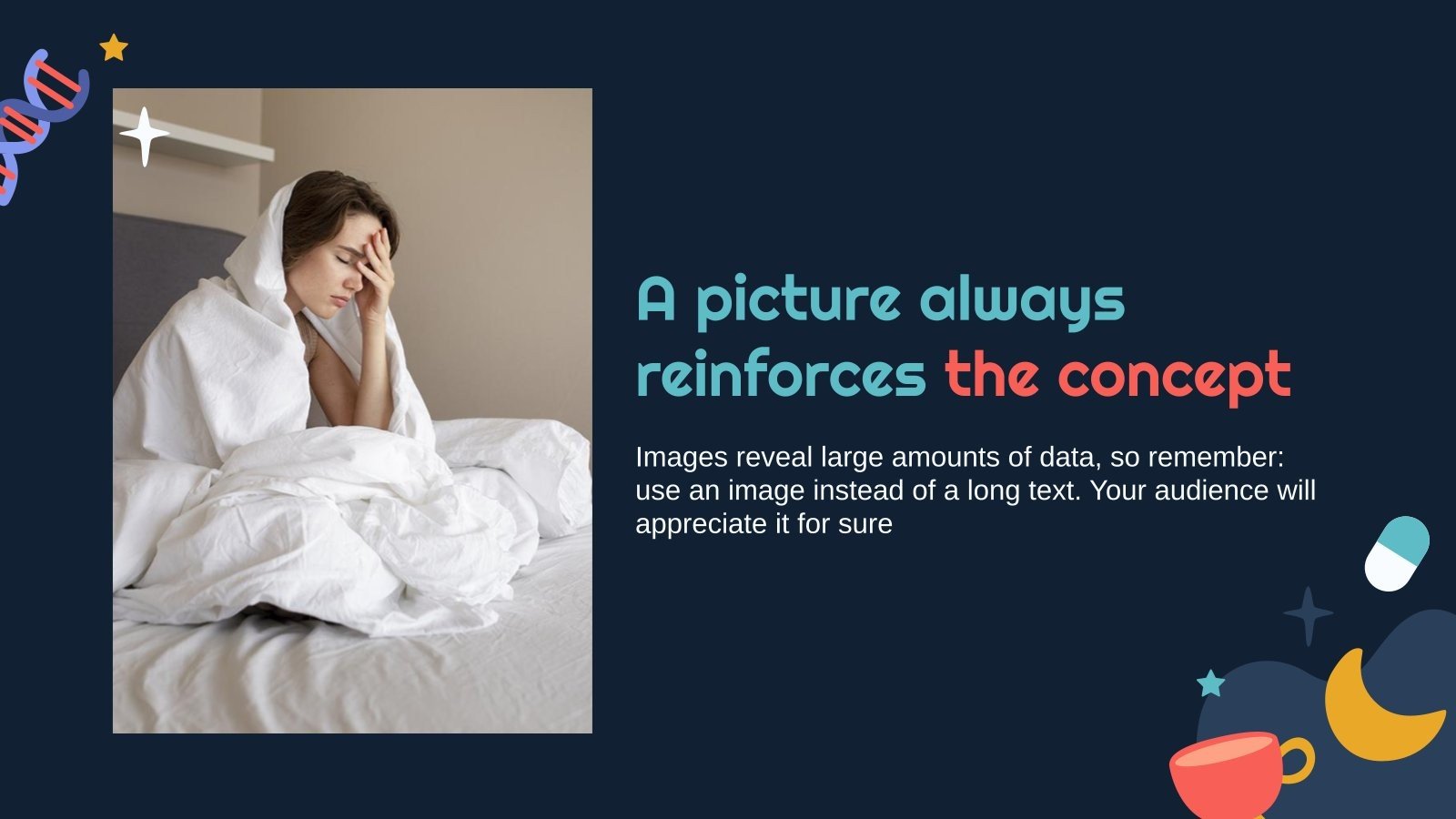 Avance médico sobre los tipos de insomnio | Google Slides