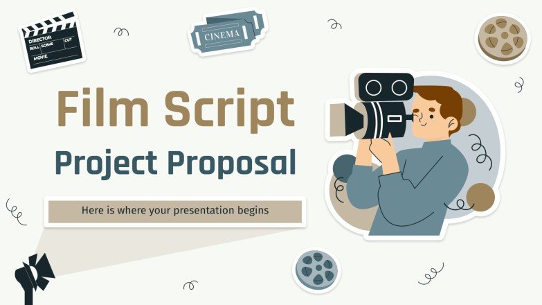 Free Cinema templates for Google Slides and PowerPoint