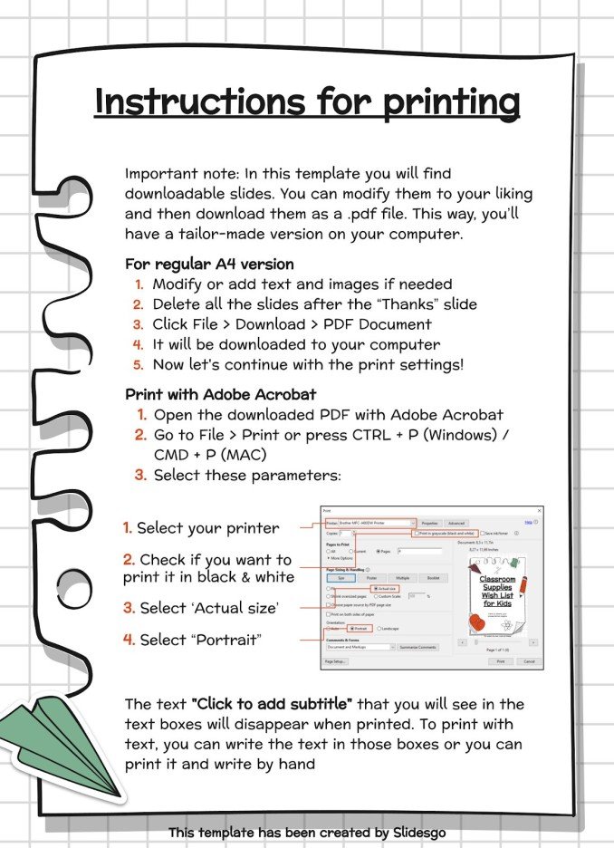 Classroom Supplies Wish List for Kids