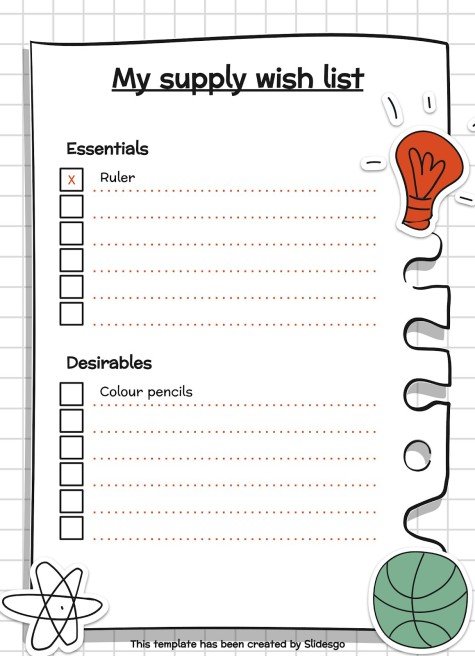 Classroom Supplies Wish List for Kids