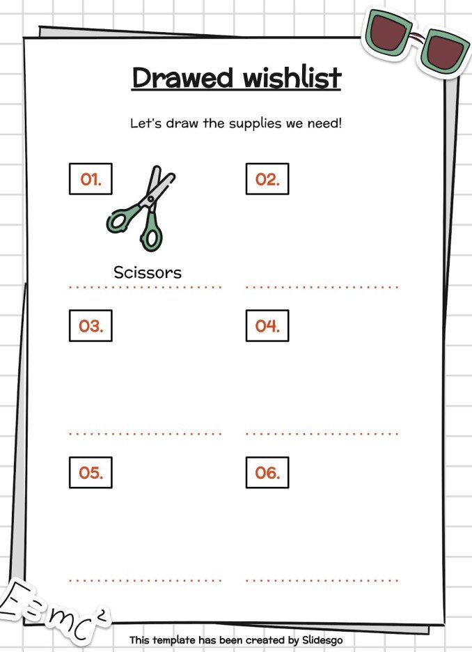 Classroom Supplies Wish List for Kids