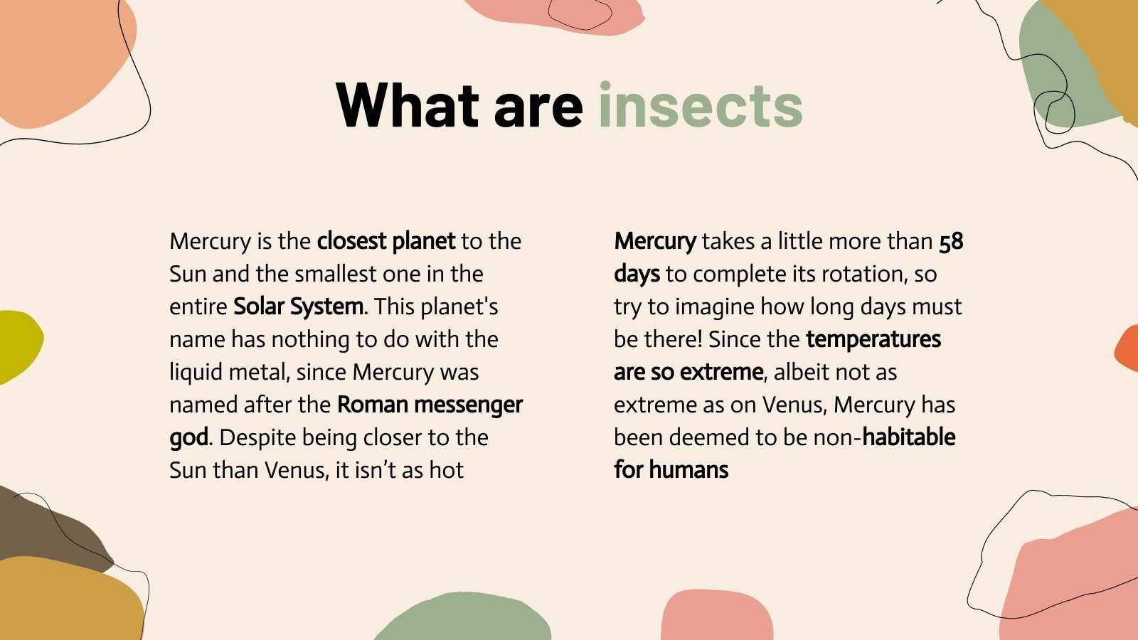 Ciencias para primaria: Todo sobre los insectos