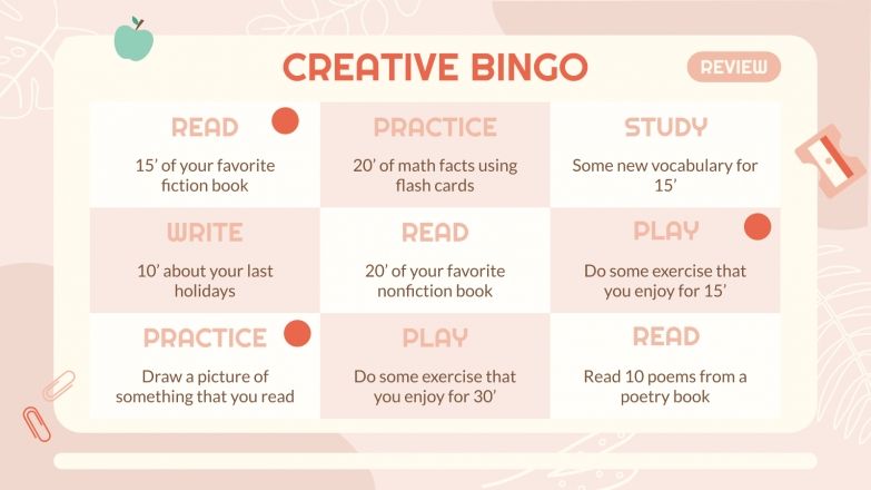 Middle School Digital Choice Boards for Google Slides & PPT