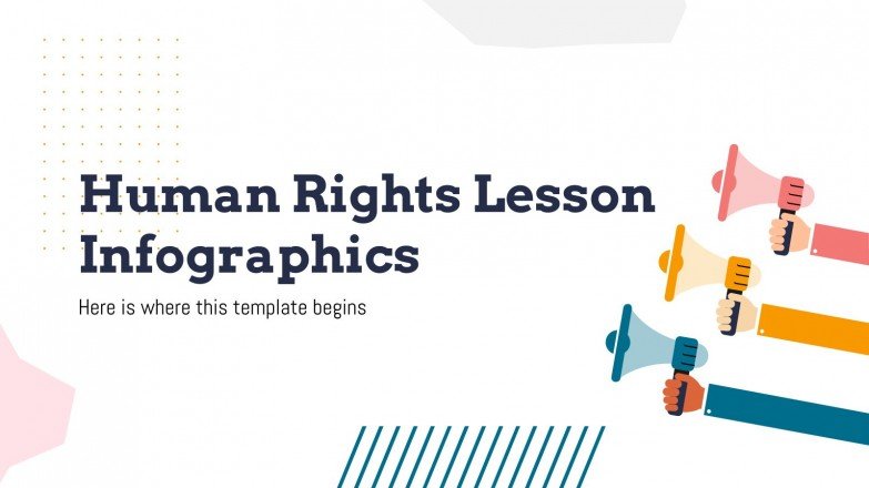 Human Rights Lesson Infographics | Google Slides & PPT