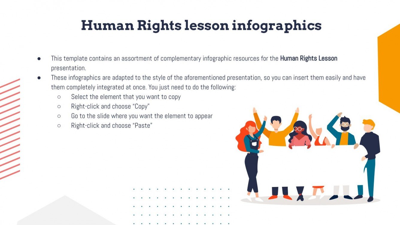 Human Rights Lesson Infographics | Google Slides & PPT