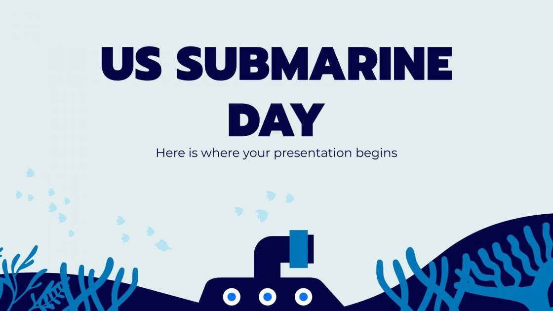 US Submarine Day | Google Slides and PowerPoint template