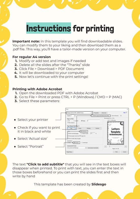 Letter Templates for Elementary Kids | Google Slides & PPT
