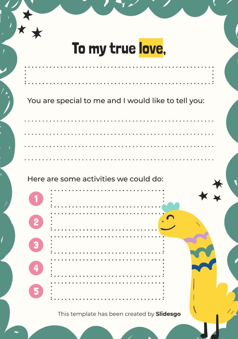 Letter Templates for Elementary Kids | Google Slides & PPT