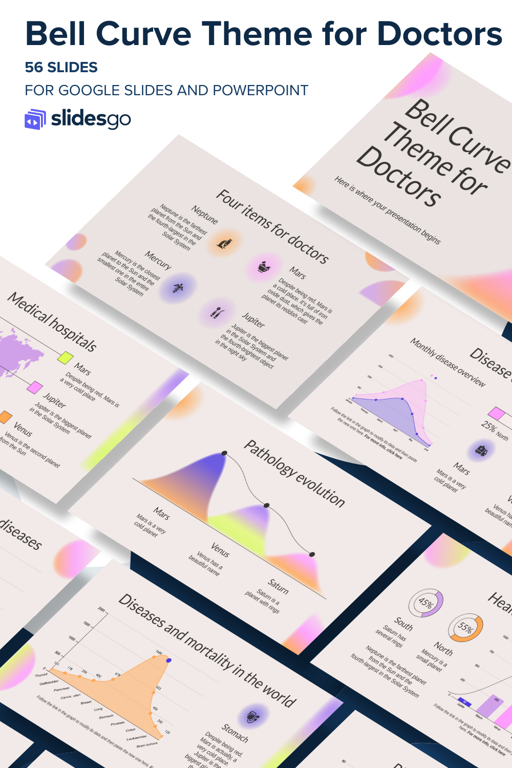 Bell Curve Theme for Doctors | Google Slides & PPT