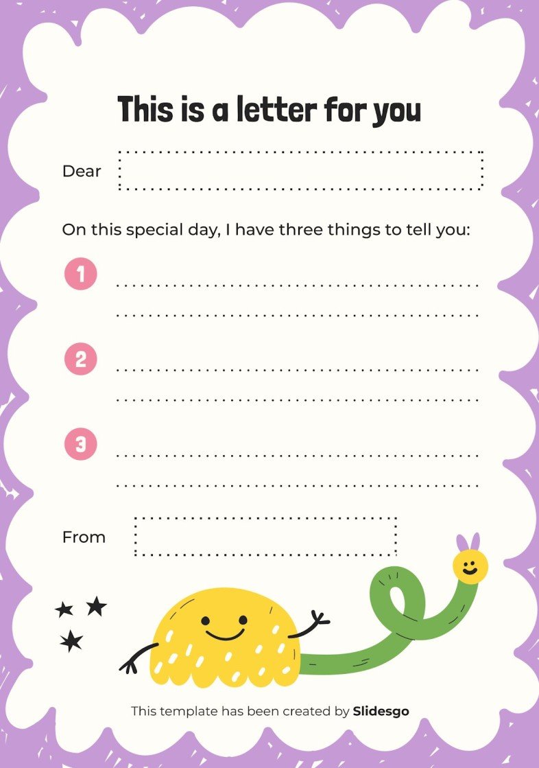 Letter Templates for Elementary Kids | Google Slides & PPT