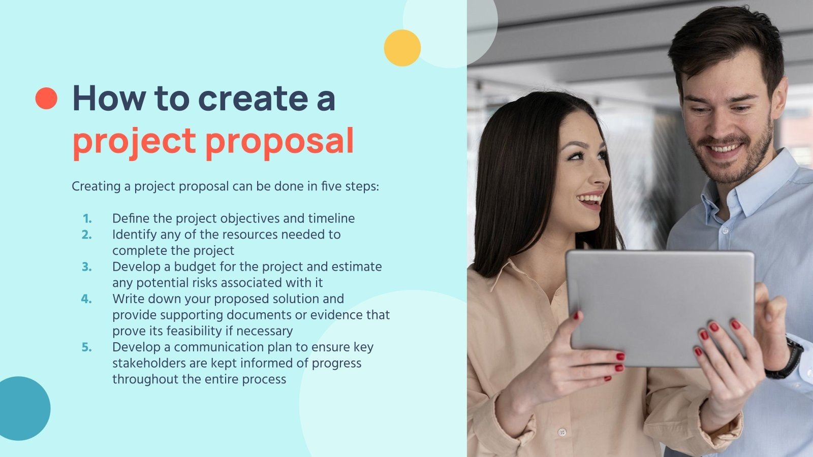 5W2H Implementation Project Proposal | Google Slides & PPT