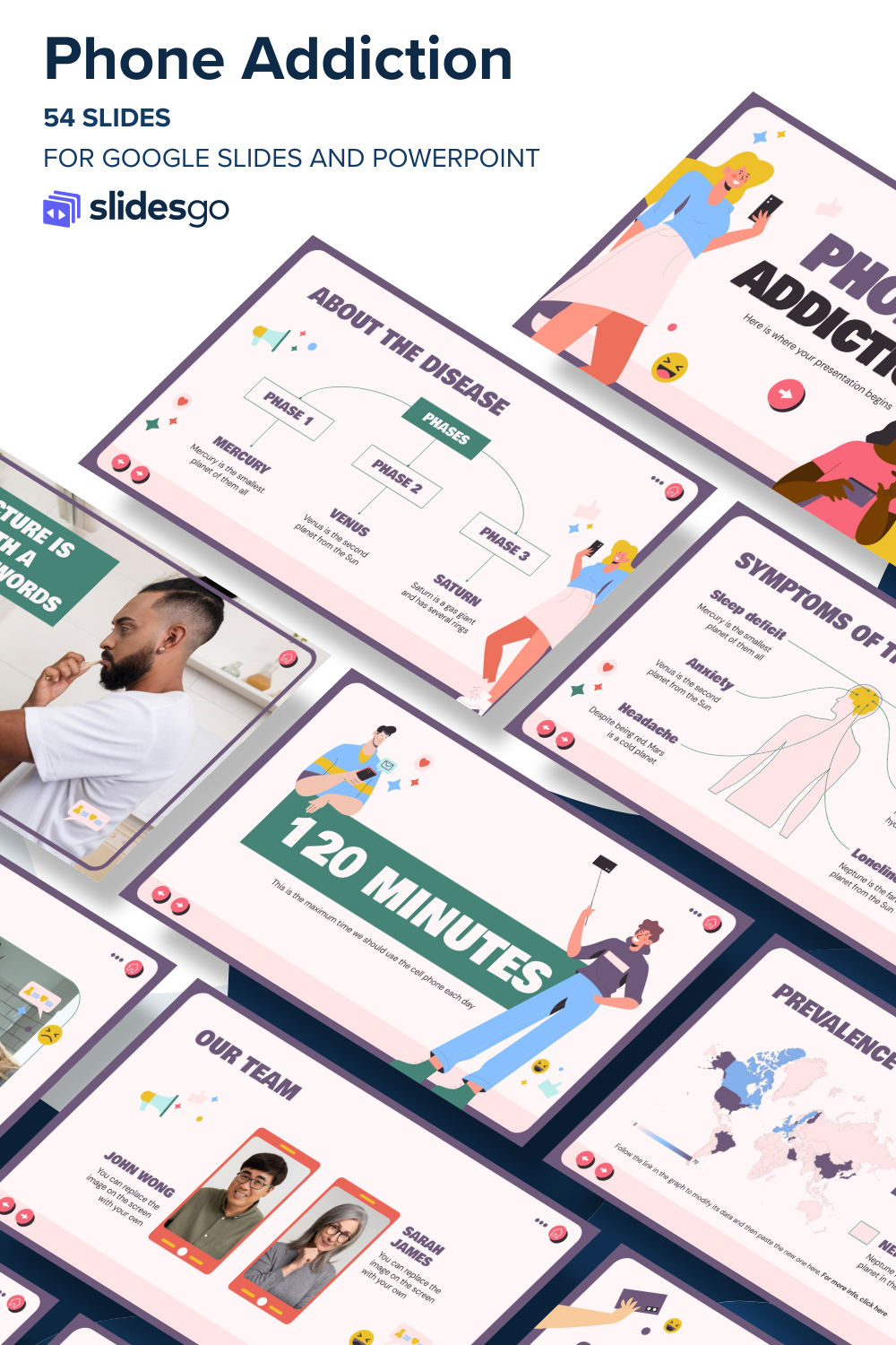 Phone Addiction | Google Slides & PowerPoint