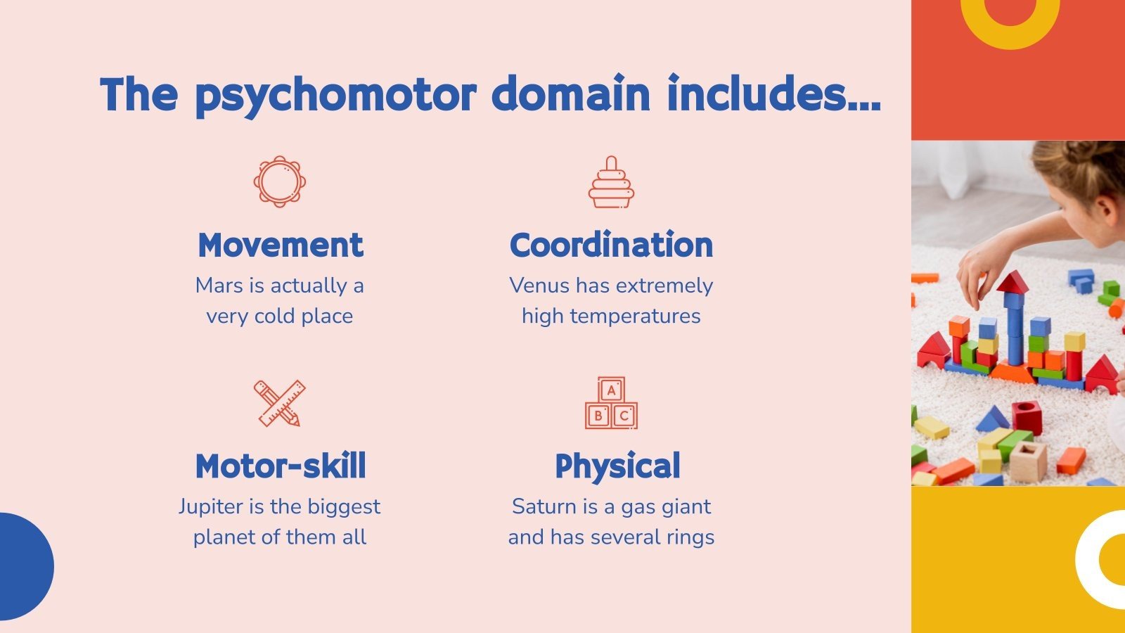 Early Childhood Education Major for College: Psychomotor