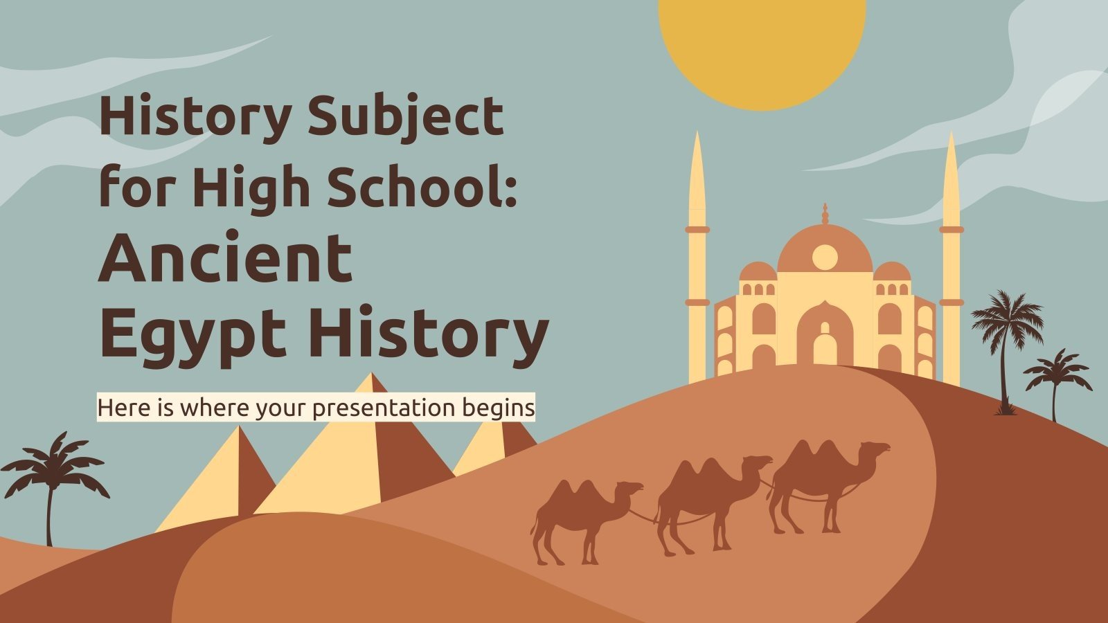 Free Google Slides & PowerPoint templates about Egypt