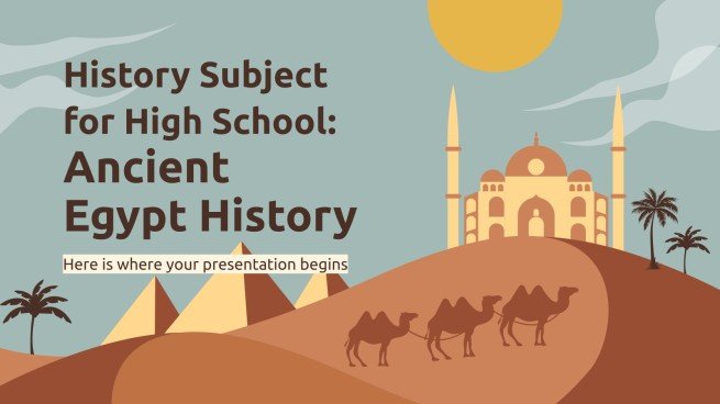 Free Google Slides & PowerPoint templates about Egypt