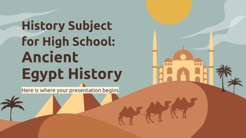 Free Google Slides & PowerPoint templates about Egypt