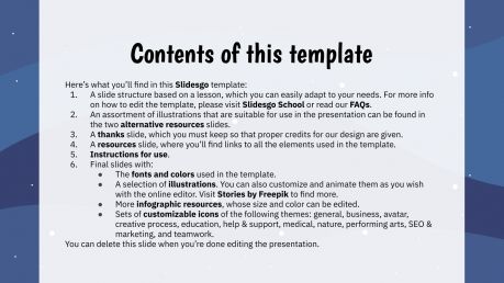 High School Lesson Google Slides & PowerPoint template